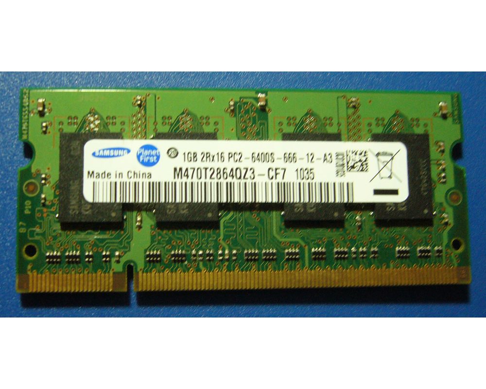 Arbeitsspeicher Ram Samsung Ddr2 1gb 800 Mhz 2rx16 Pc2 6400s